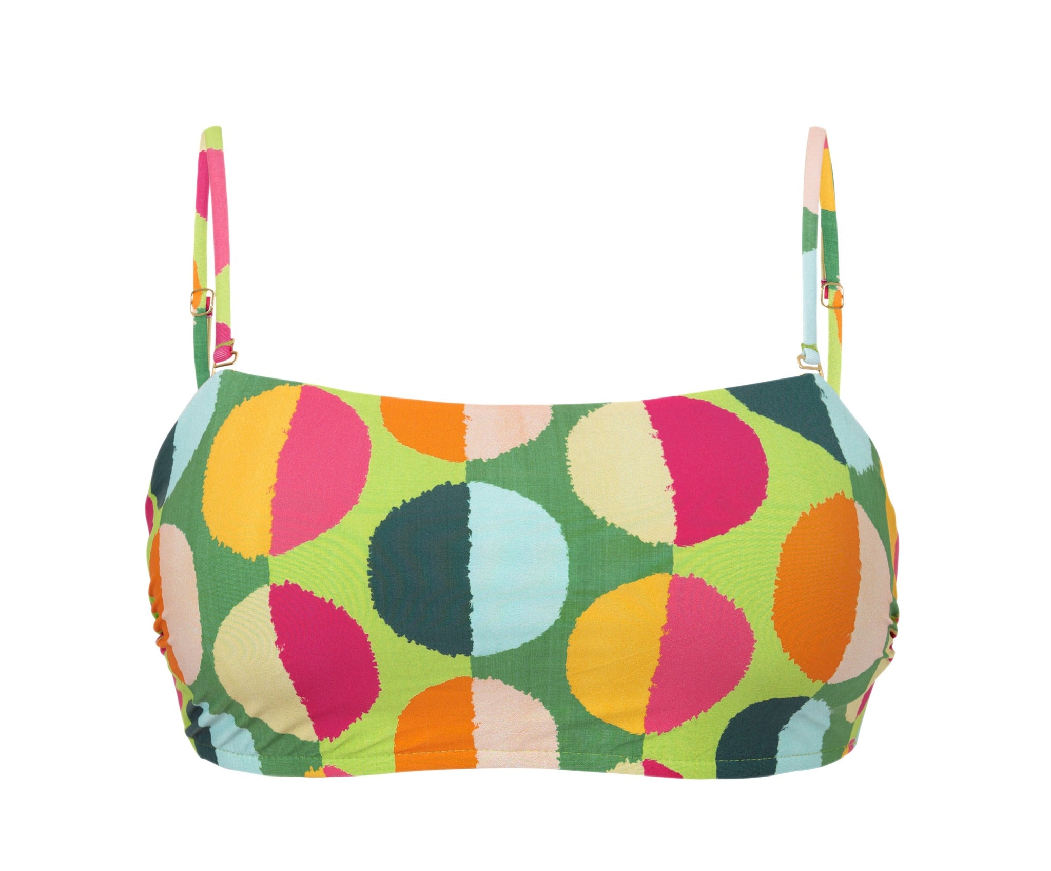 Rio de Sol Multicolor Geometric Bandeau Swimwear Top – Rio Swim Shop